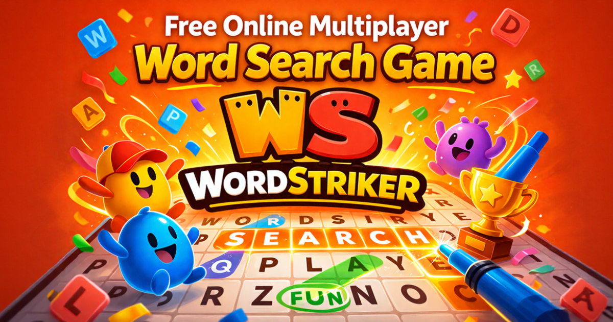 WordStriker - Free Online Multiplayer Word Search Game